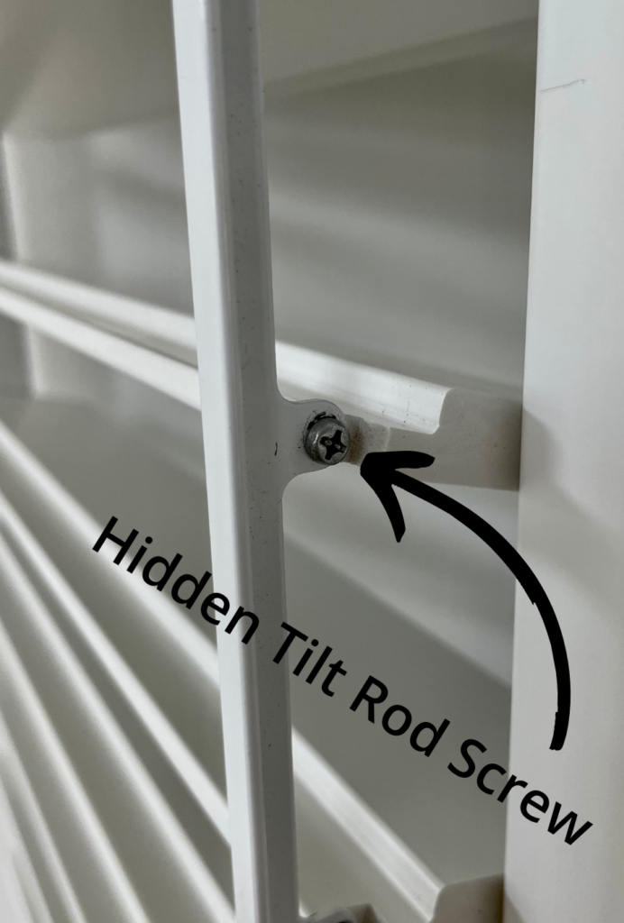 Hidden Tilt Rods - The Scottish Shutter Company