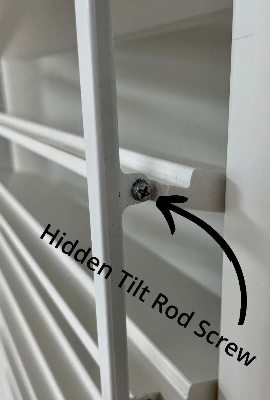 Hidden Tilt Rods - The Scottish Shutter Company