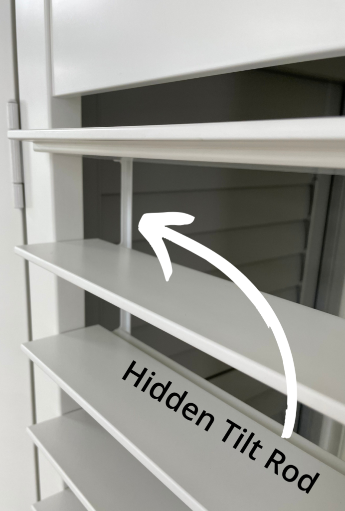 Hidden Tilt Rods - The Scottish Shutter Company