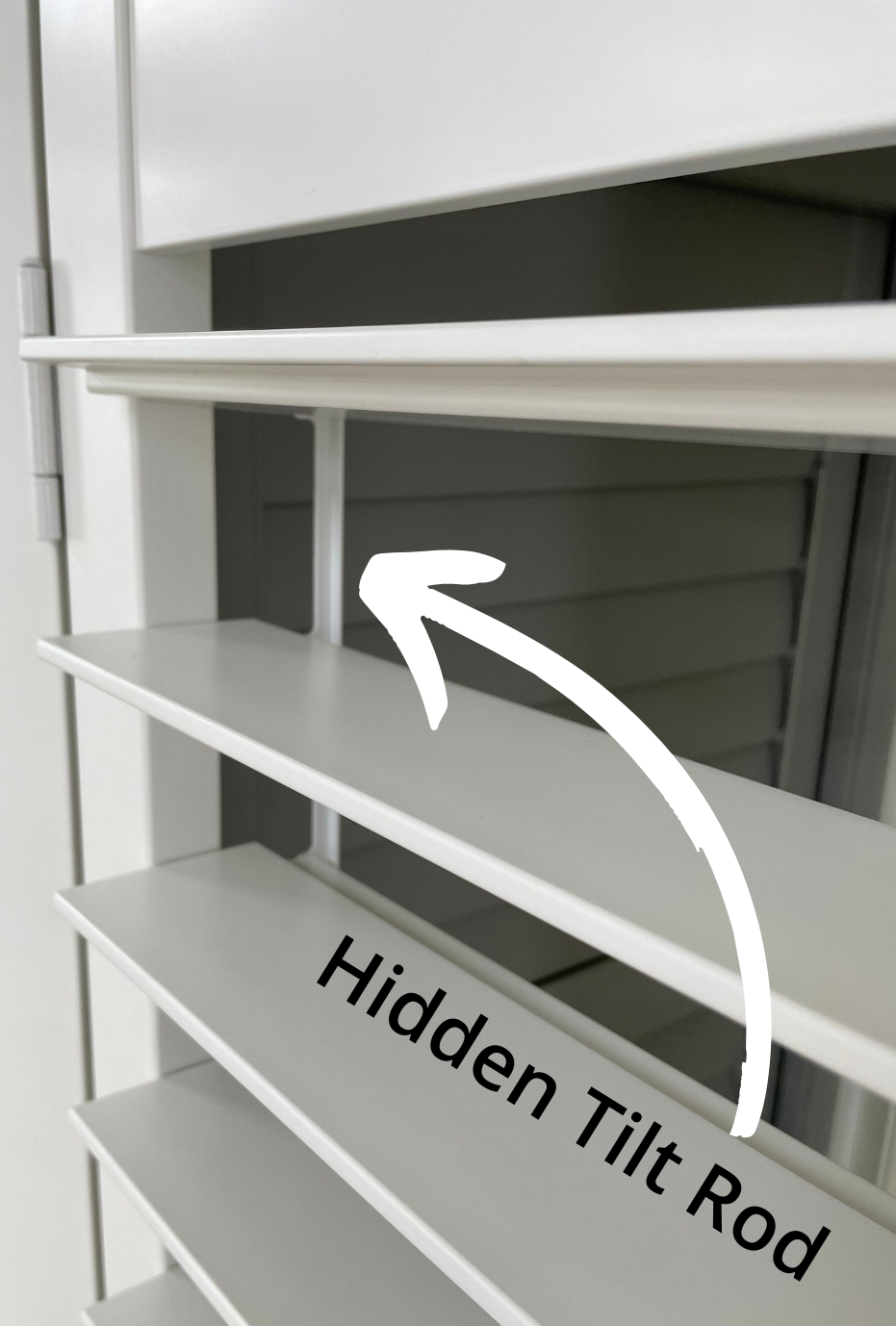 Hidden Tilt Rods - The Scottish Shutter Company