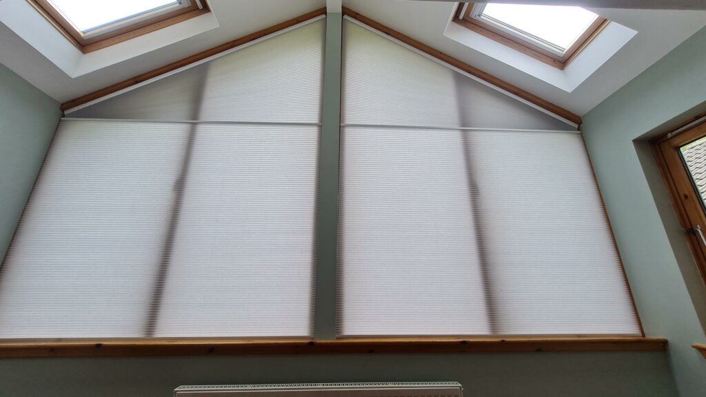 Triangular Window Blinds - The Scottish Shutter Company